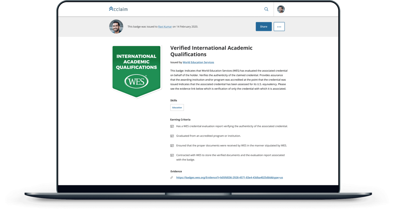WES Digital Badges - WES