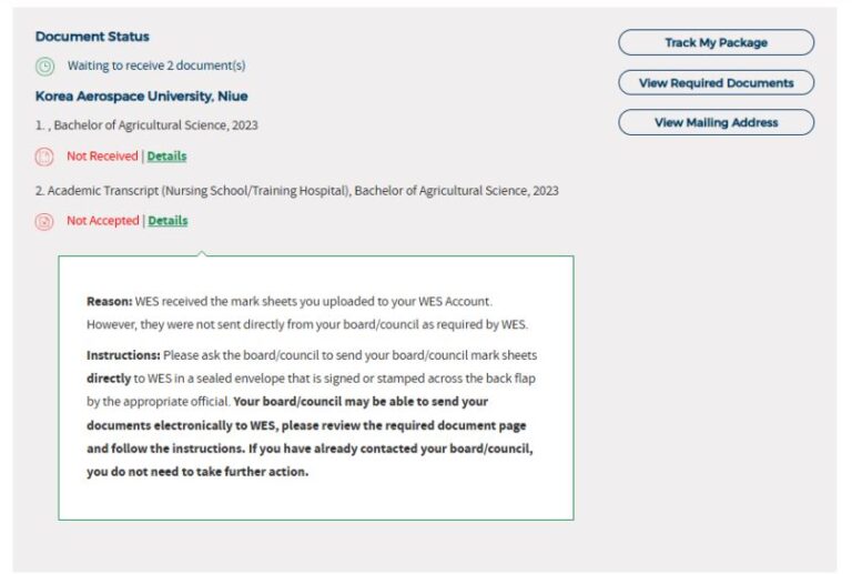 How to Check the Status of Your WES Credential Evaluation - WES
